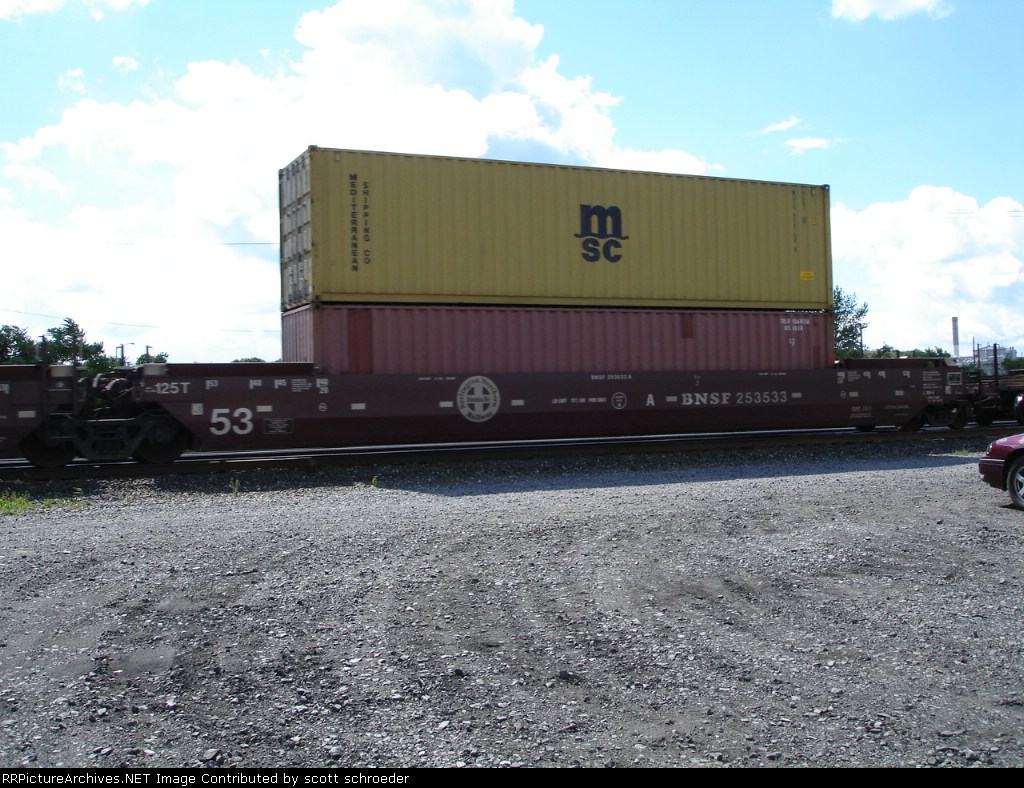 BNSF 253533A Double Stackcar EB